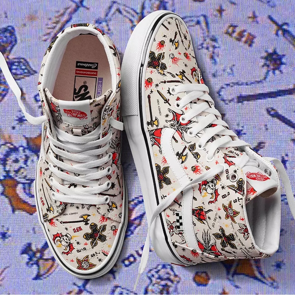 Vans X Stranger Things Customs Sk8-Hi - Gem